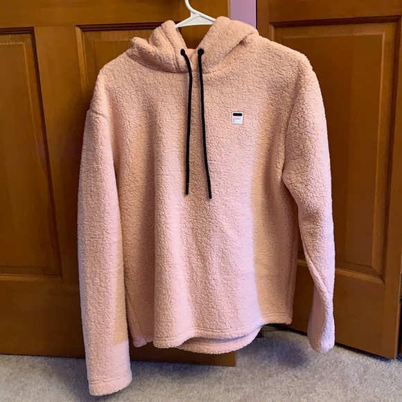 Fila | Tops | Fila Light Pink Sherpa | Poshmark